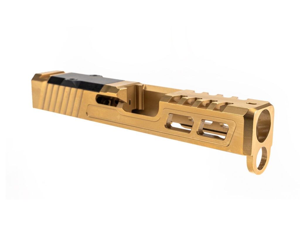 ZPS.2 Slide for Glock 26 Gen 3 and 4 - TiN (Gold) - Zaffiri Precision